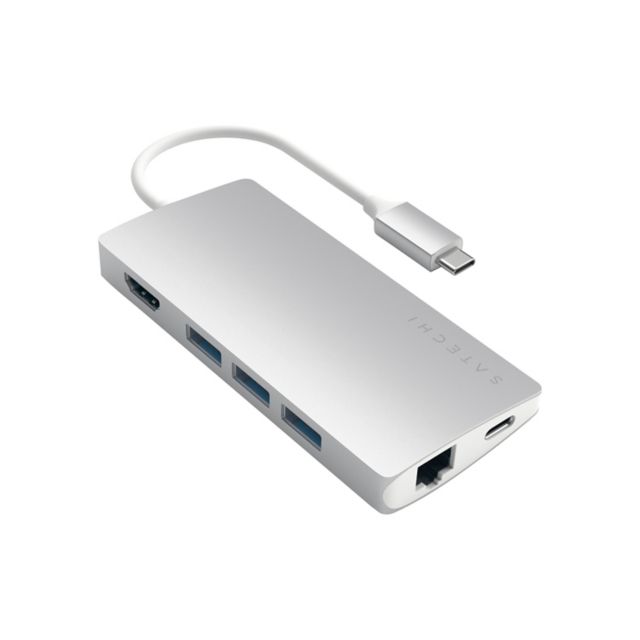 Satechi Type-C Multi-Port Adapter 4K With Ethernet V2, Silver - ONLINE ...