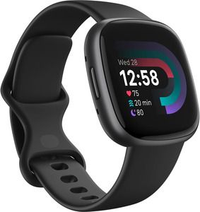 Fitbit Versa 4 Fitness Band- Black Graphite - ONLINE ONLY | Fitbit ...